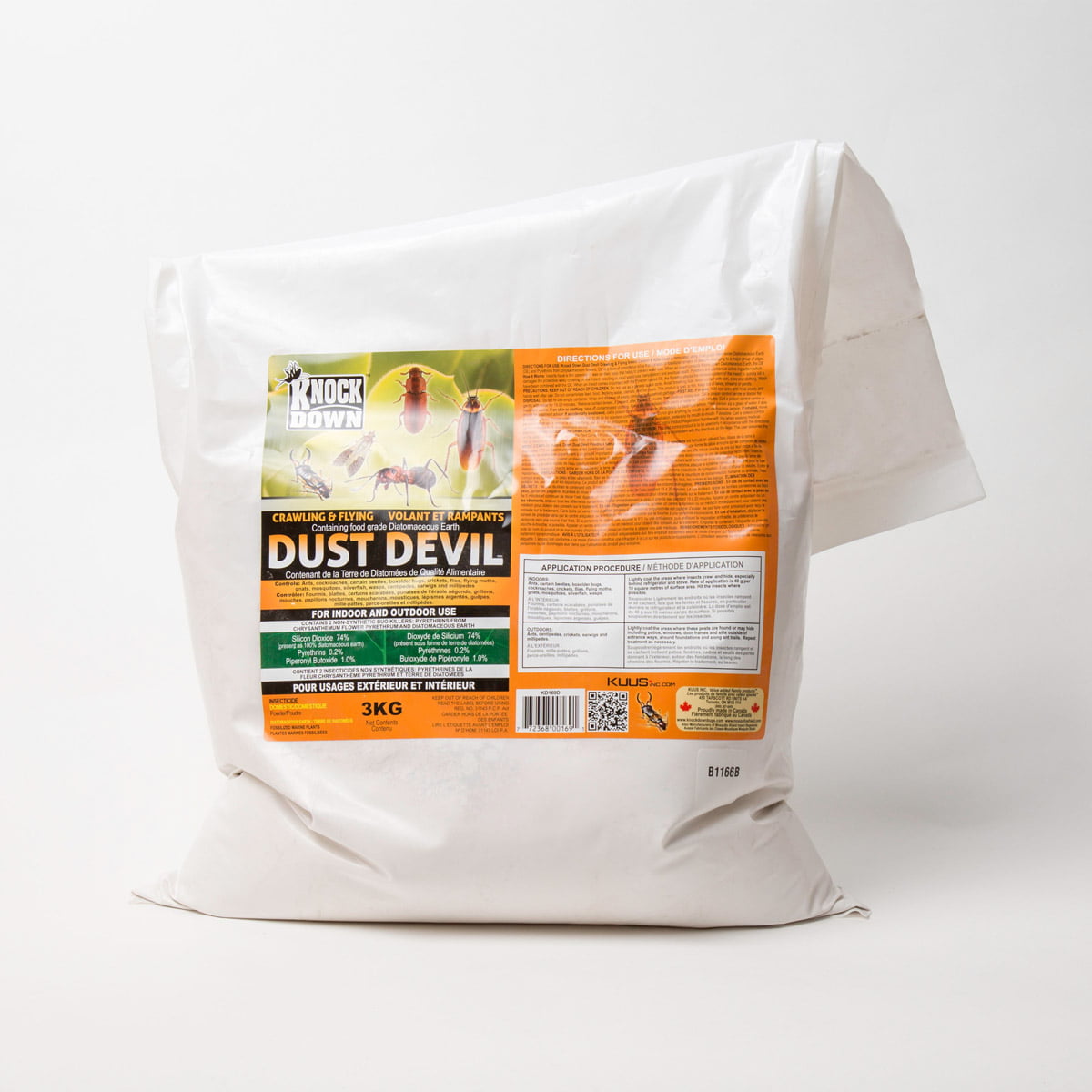 Knock Down™ DUST DEVIL™ - Diatomaceous Earth With Pyrethrins ...